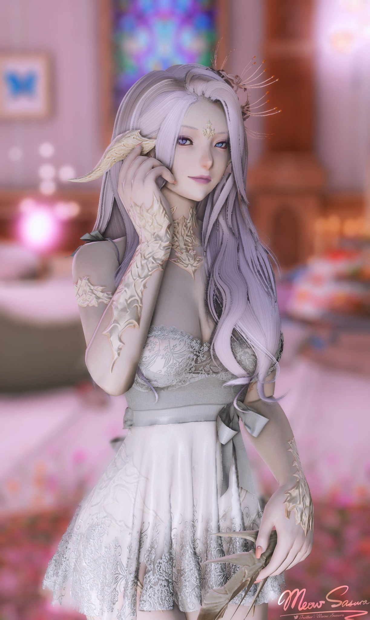 Hitomi on Twitter: "RT @Meow_Sasura: 该说晚安还是早安呢？ 【你已经被我锁定了哦（挑眉）】 #FF14NSFW #FFXIV #FF14 #AURA ...