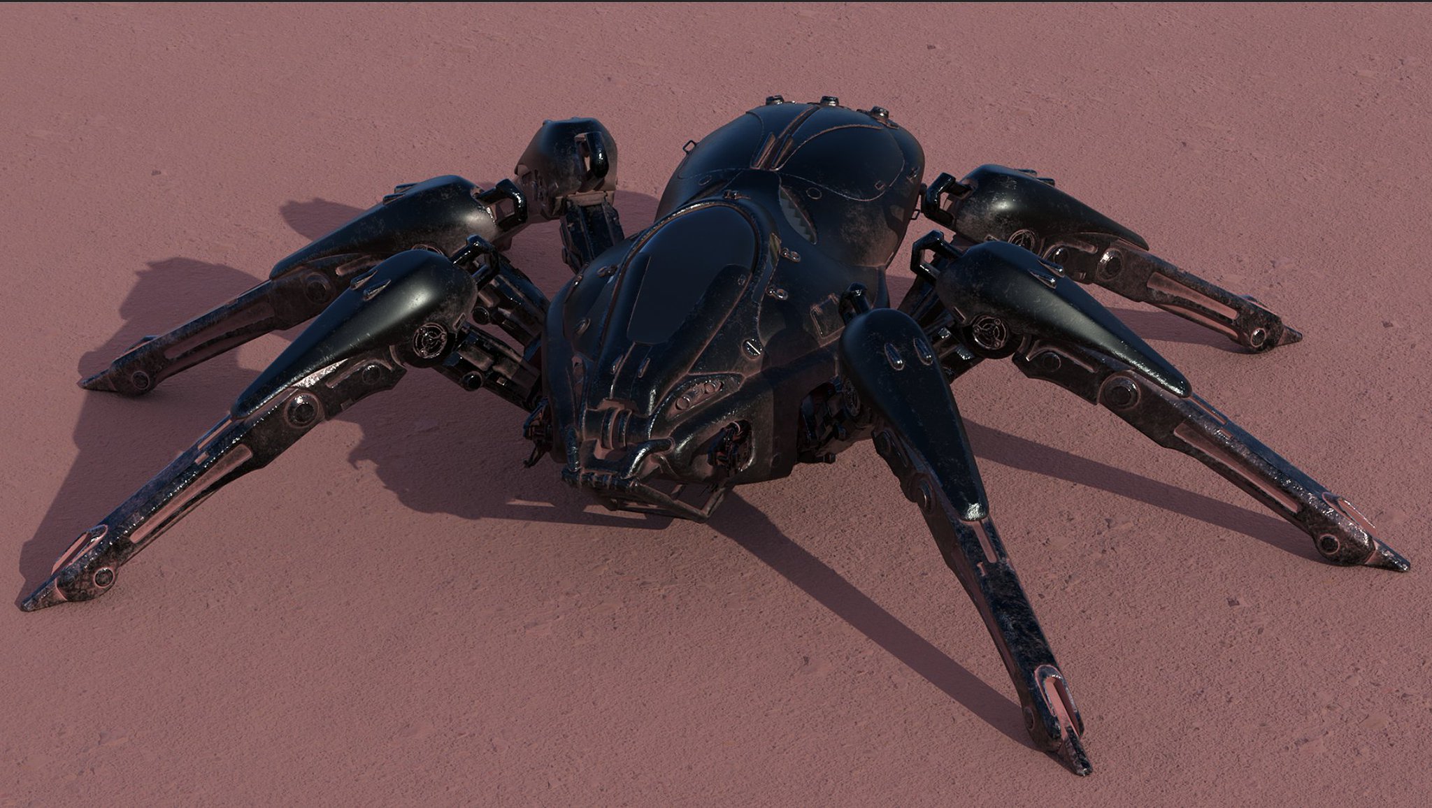 Andrew Hodgson on Twitter: "There may be Mechanical Spiders in my project too. Modelled in ...