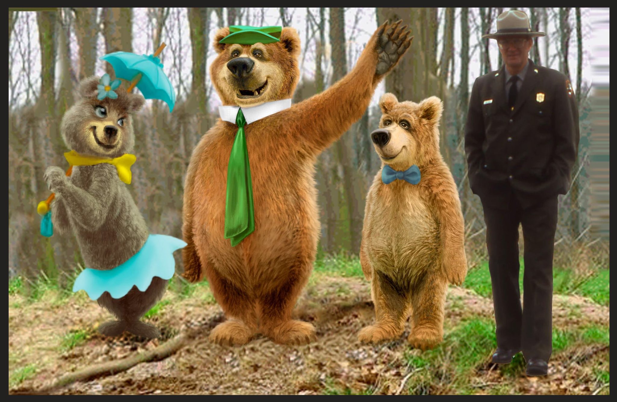 Hanna-Barbera ScreenCaps on Twitter: "Early concept from the 2010 Yogi Bear movie Jesus man ...