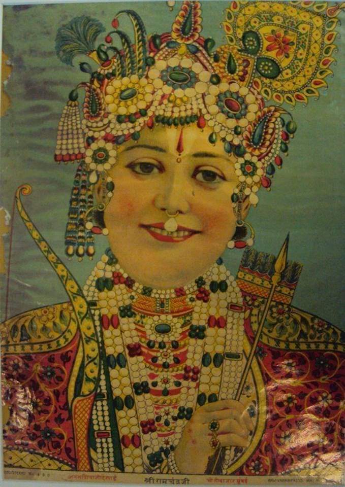 Wish you all a very #HappyRamNavami Ravi Varma Press printed almost ...