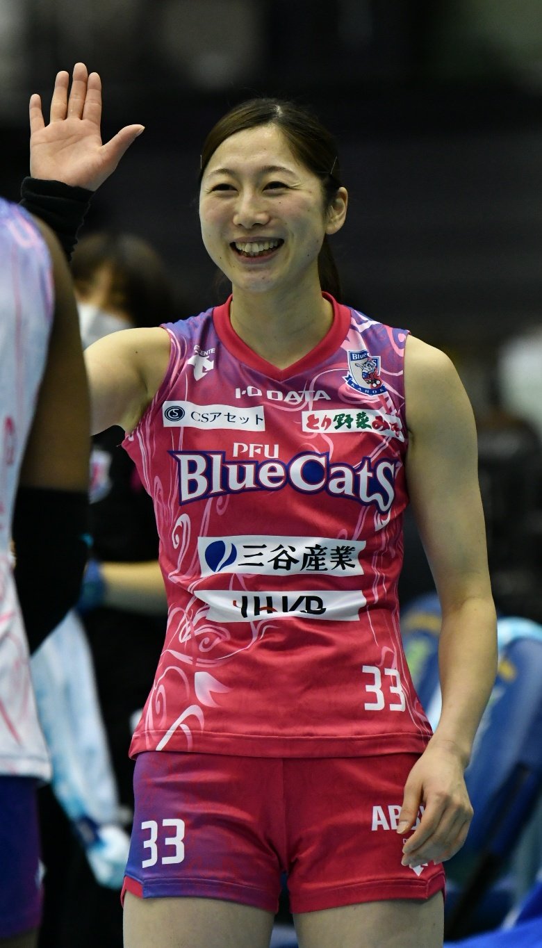飛(趣味垢) on Twitter: "2022.3.27 グリーンアリーナ神戸 PFU vs KUROBE PFUブルーキャッツ 和才奈々美選手 #PFUブルーキャッツ #和才奈々美 選手 ...