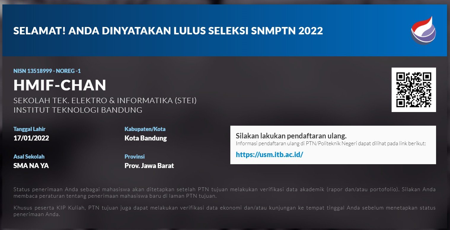 HMIF ITB on Twitter: "Buat kawan-kawan pejuang SNMPTN: 🙏🙏🙏MANIFESTING🙏🙏🙏 https://t.co/mNzoCm3kWP ...