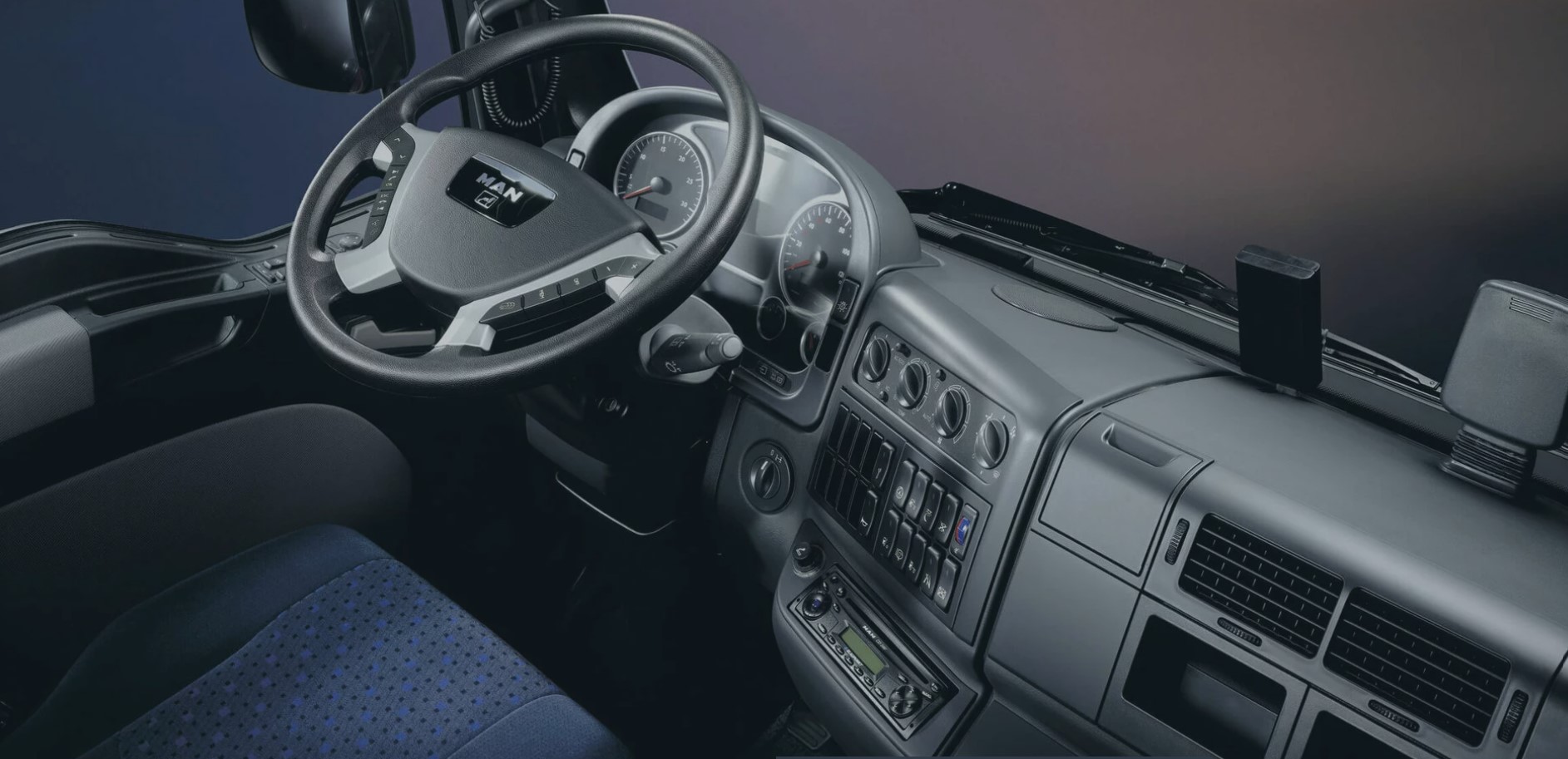Man Truck Interior