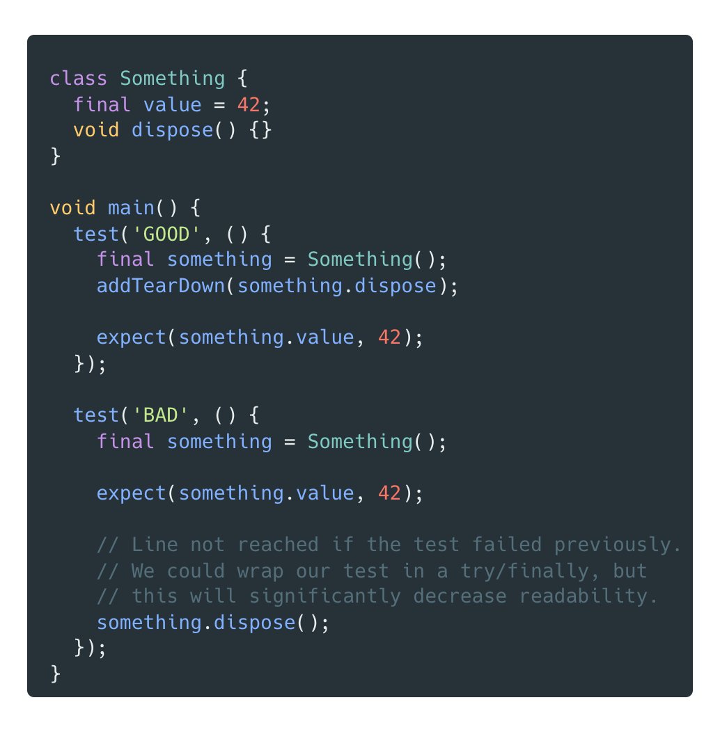Testing tip: When testing objects that need to be "disposed", consider ...