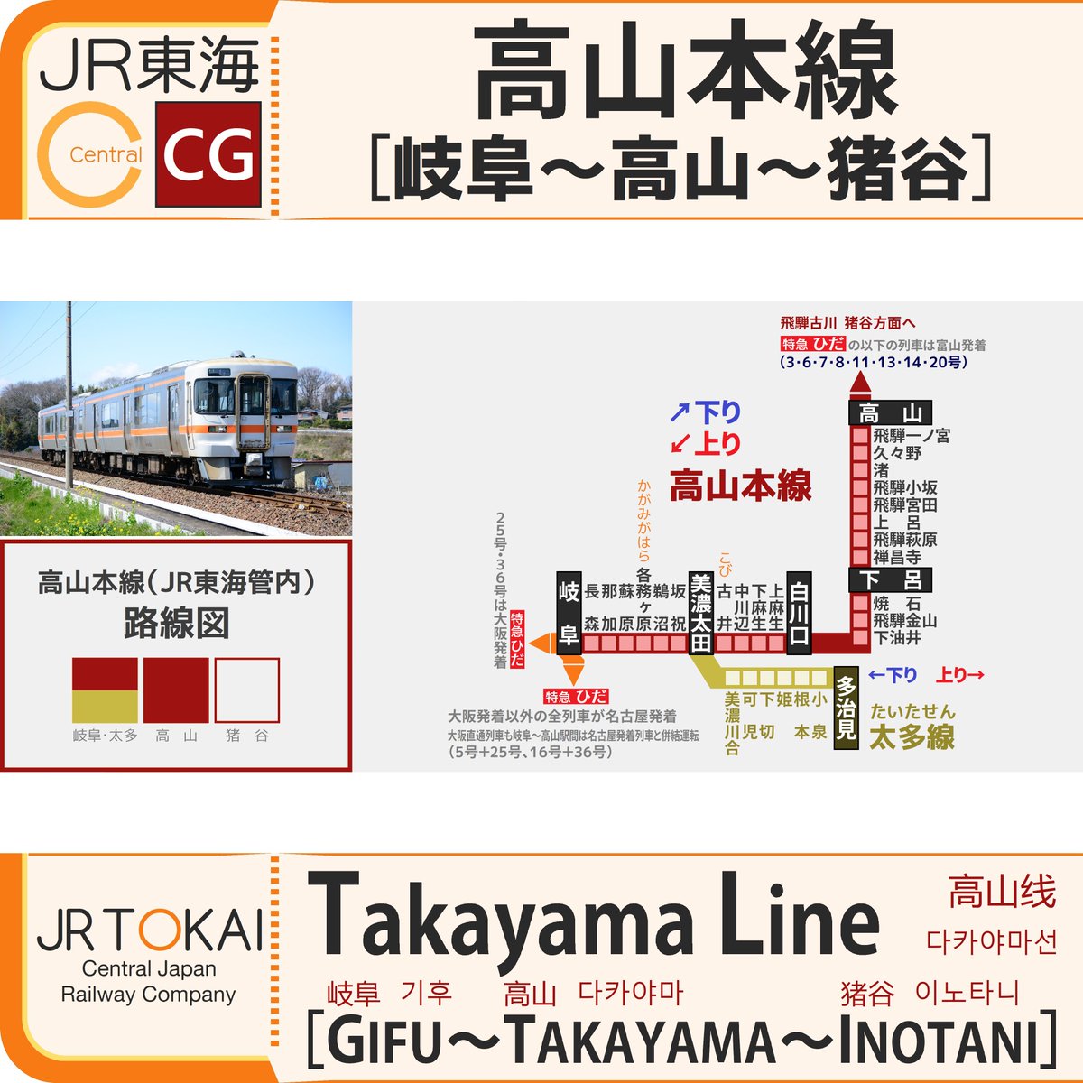 高山本線 運行状況 今日現在・リアルタイム最新情報｜ナウティス