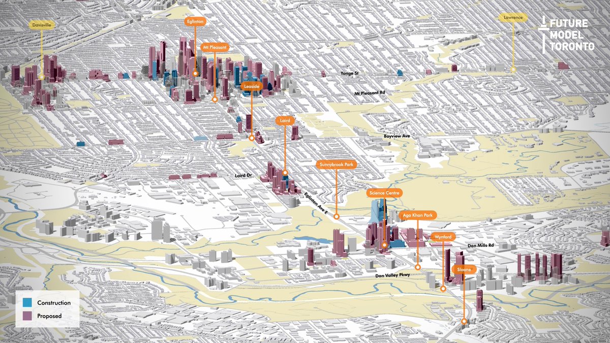 A stunning visual model of the Missing Middle in a portion of Toronto ...