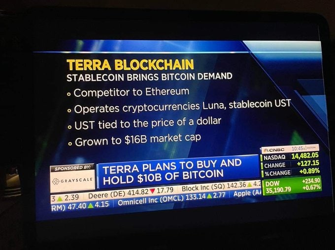Terra Ecosystem ($LUNA) Mentioned On CNBC! : r/terraluna