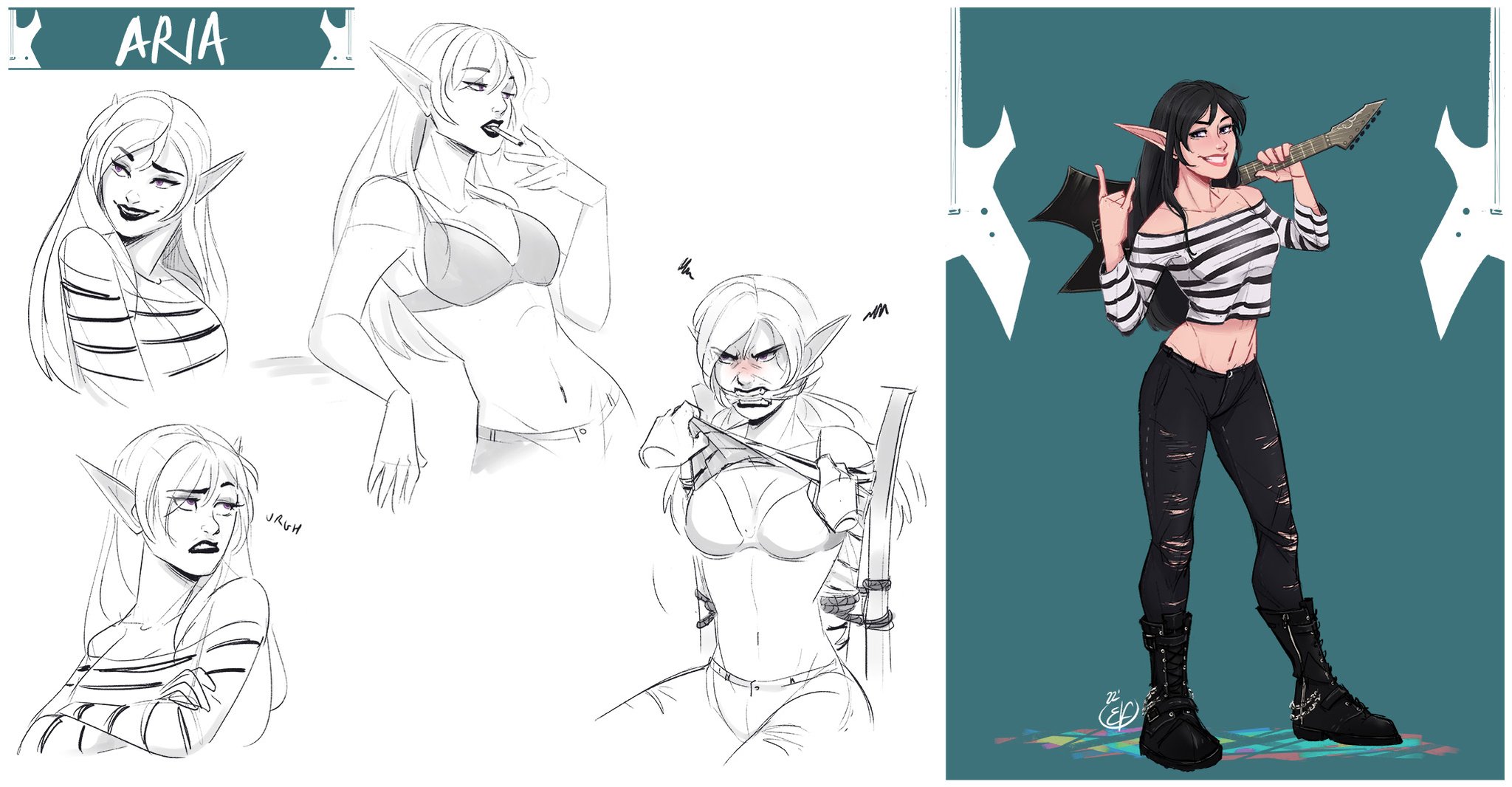 🔞Llyth at Night on Twitter: "⭐️Hi there, here's the full version of Aria #commissions a ...