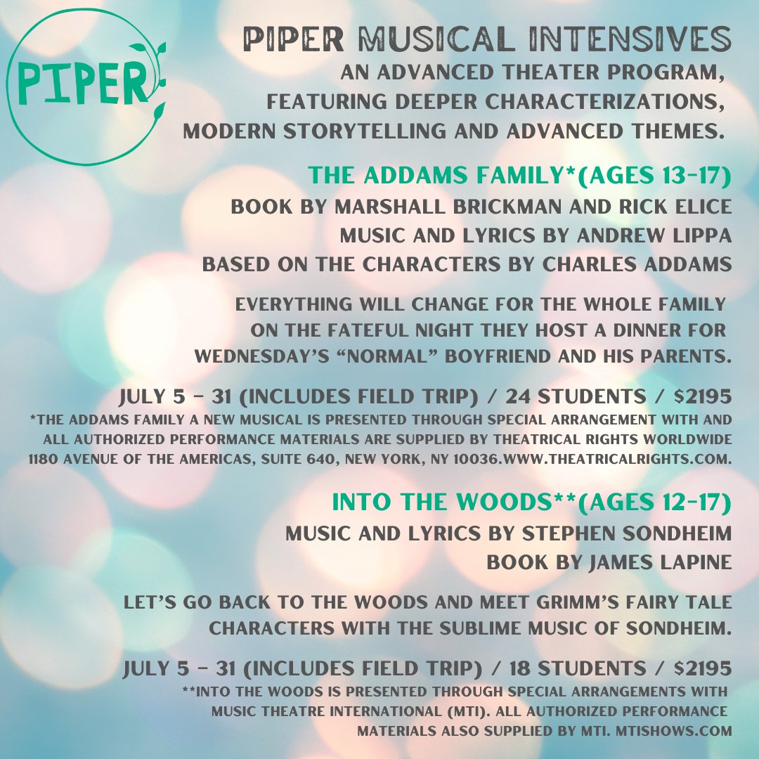 Piper Theatre Productions