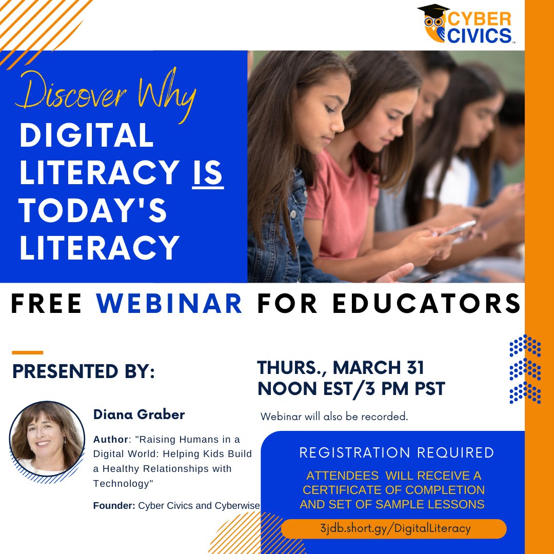 Cyber Civics on Twitter: "📢 THIS THURSDAY! Is our interactive webinar ...