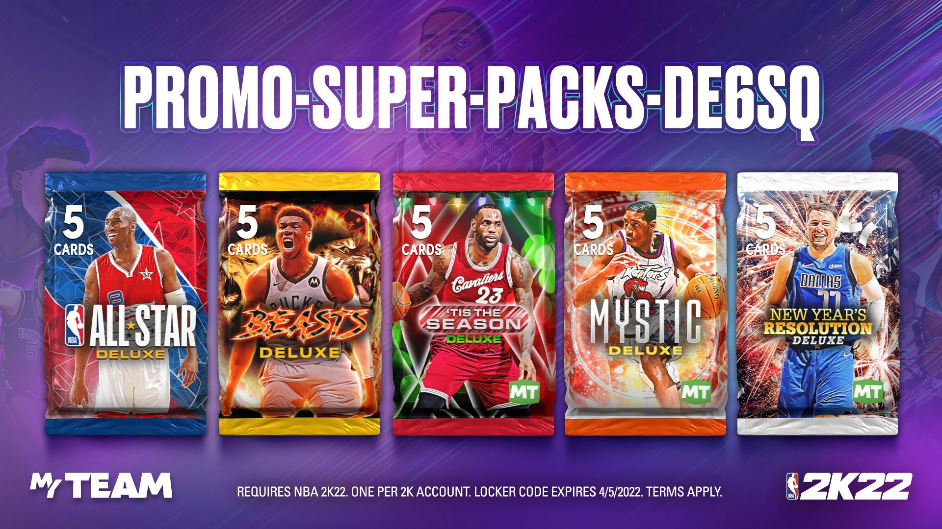 2k22 Locker Codes on Twitter: "#LockerCode 🚨 Use this code for an NBA All-Star Deluxe, Beasts ...