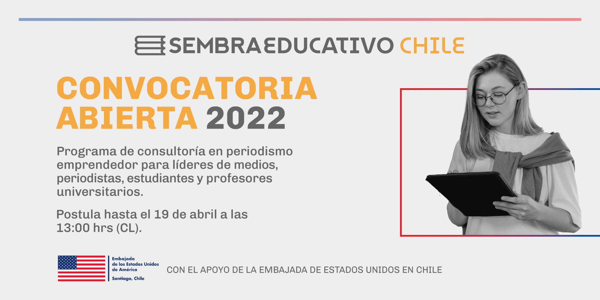 SembraMedia on Twitter: "Postula ya a SembraEducativo Chile 📢🇨🇱 El programa de capacitación en ...