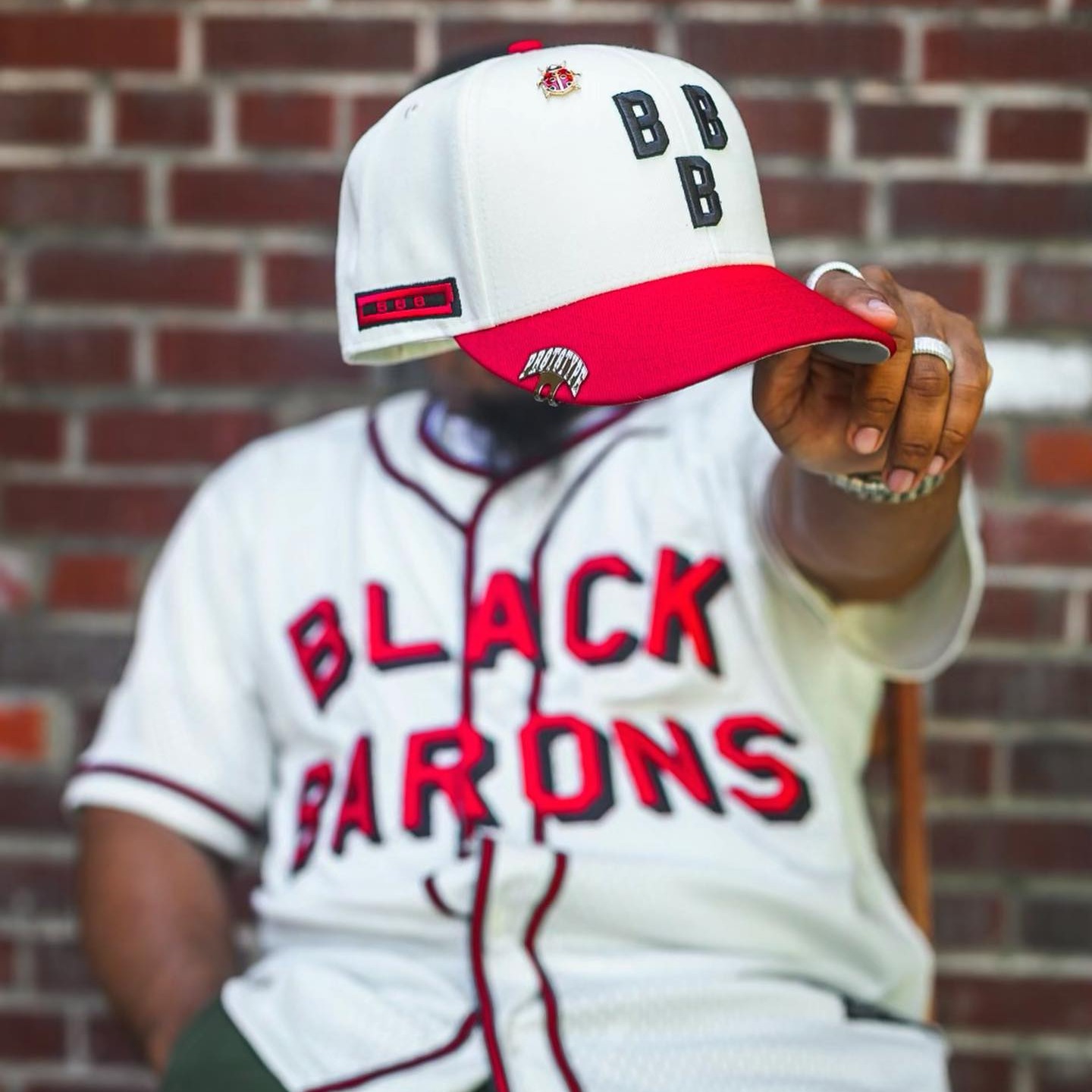 Birmingham Black Barons Logo Birmingham Black Barons 1940 Authentic