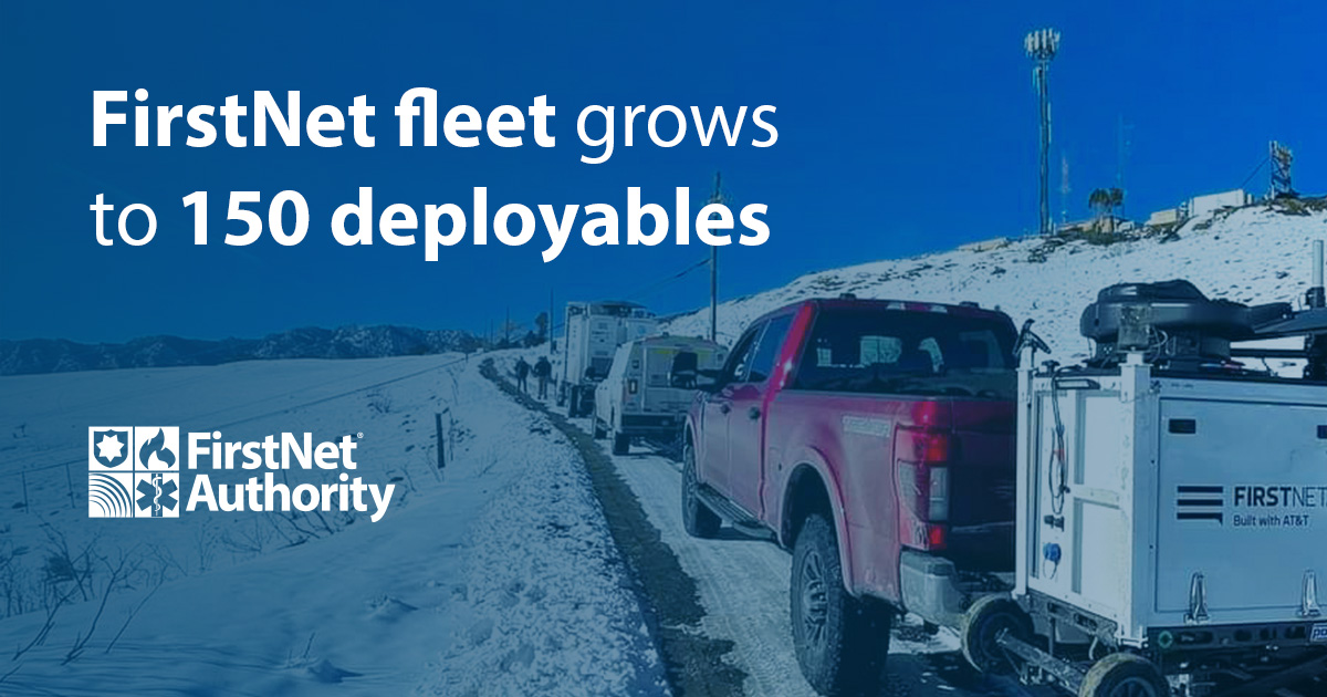 FirstNet Authority on Twitter: "The @FirstNet fleet of dedicated deployable assets continues to ...