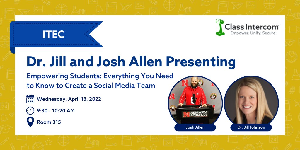 Class Intercom on Twitter: "Dr. Jill and Josh Allen of @LewisCentralCSD will be presenting at ...