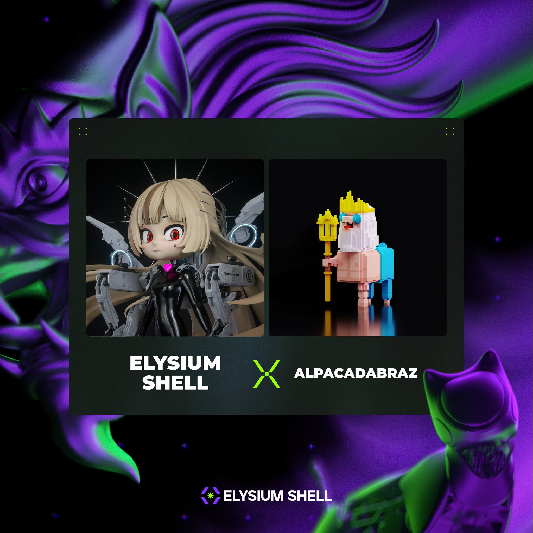 𝐄𝐥𝐲𝐬𝐢𝐮𝐦 𝐒𝐲𝐬𝐭𝐞𝐦 ® on Twitter: "💚Elysium Shell X Alpacadabraz 🦙 Alpaca has been supportive before ...