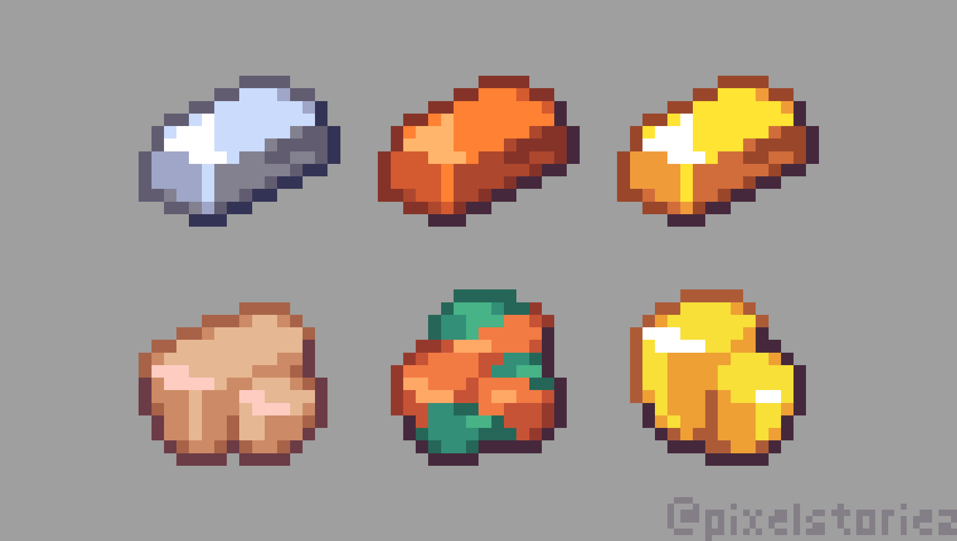 Minecraft Gold Ingot Pixel Art