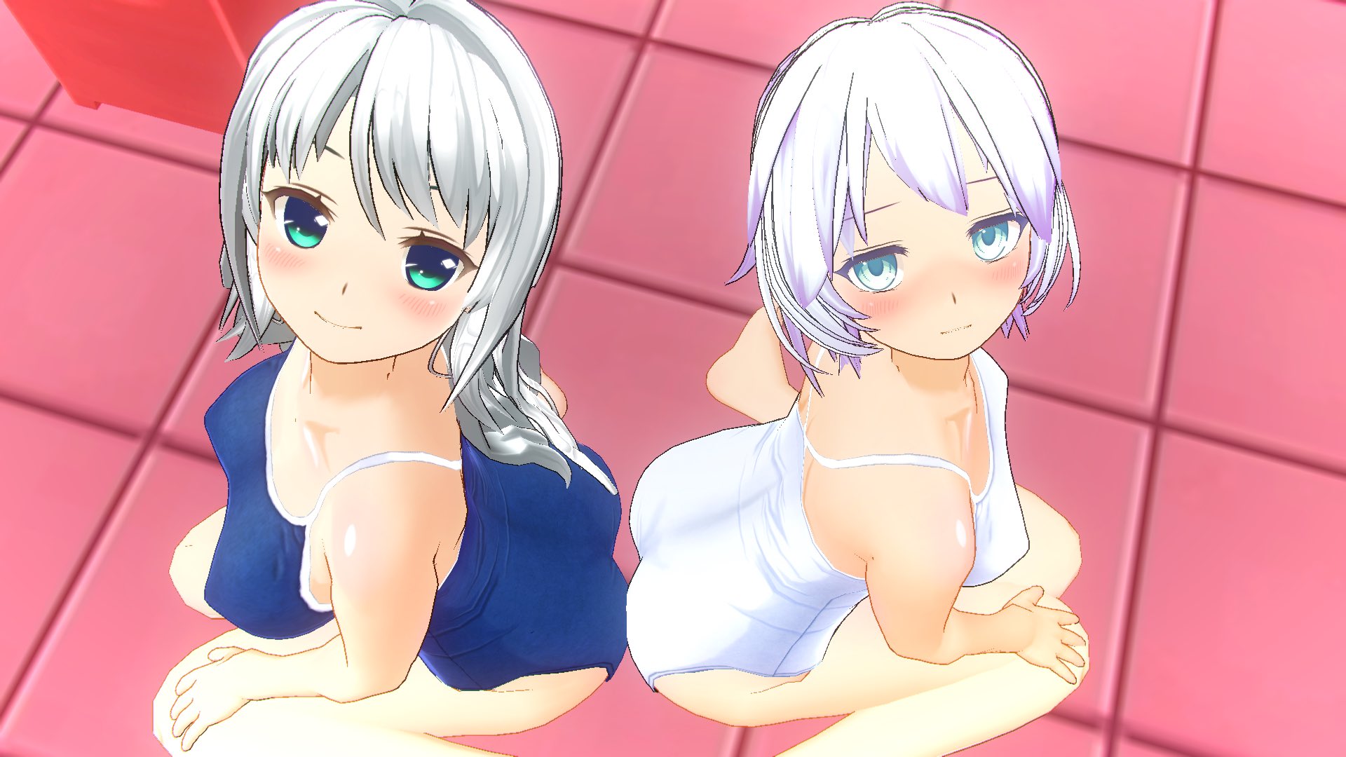 千石 豊＠COM3D2 CM3D2(戦ロリペッチ) on Twitter: "おはようございます！！ 昨日スク水の日だったらしいので、水仙と朝顔のスク水写真！ 実はこの二人のお尻の大きさは千石 ...