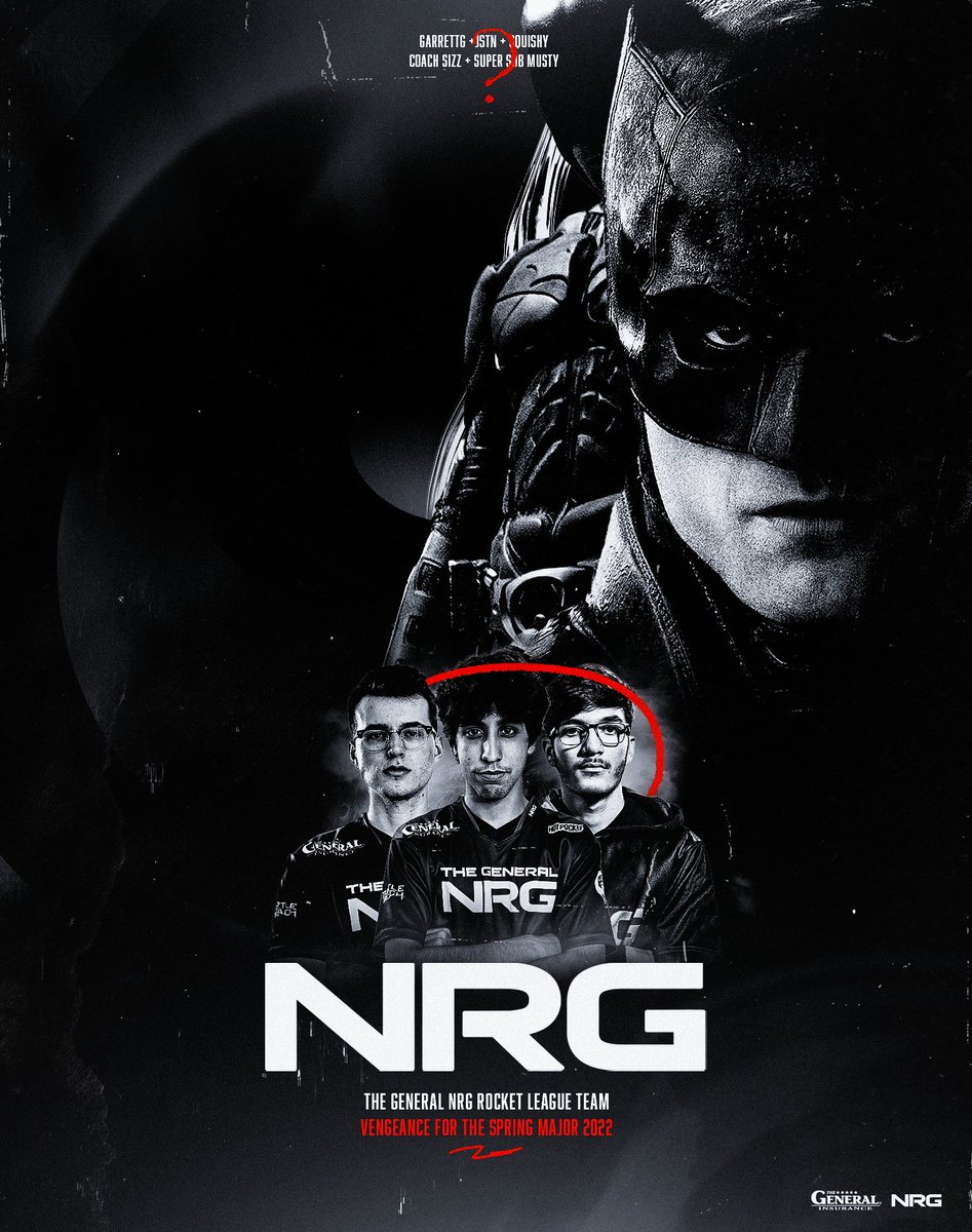 NRG RL x Batman poster : r/RocketLeagueEsports