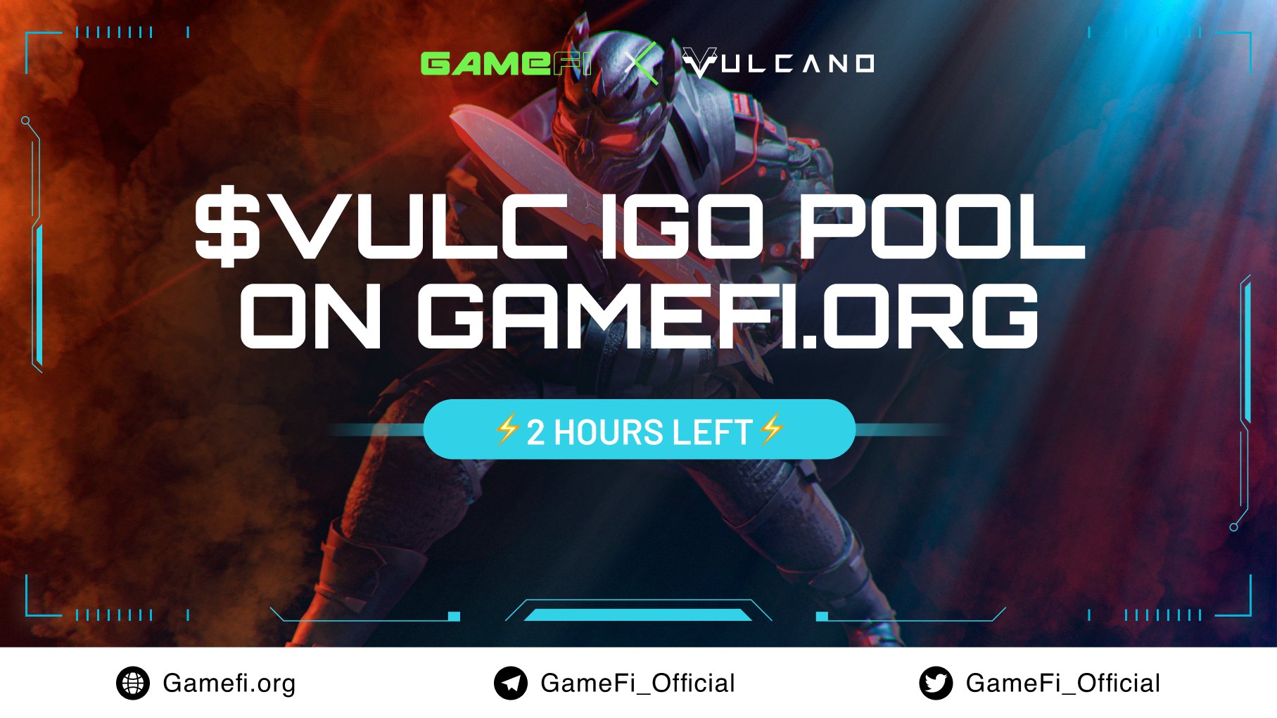 GAMEFI.ORG on Twitter: "🔥@Vulcano_Game IGO DAY IS HERE! 🔥 Last 2 hours until $VULC IGO on https ...