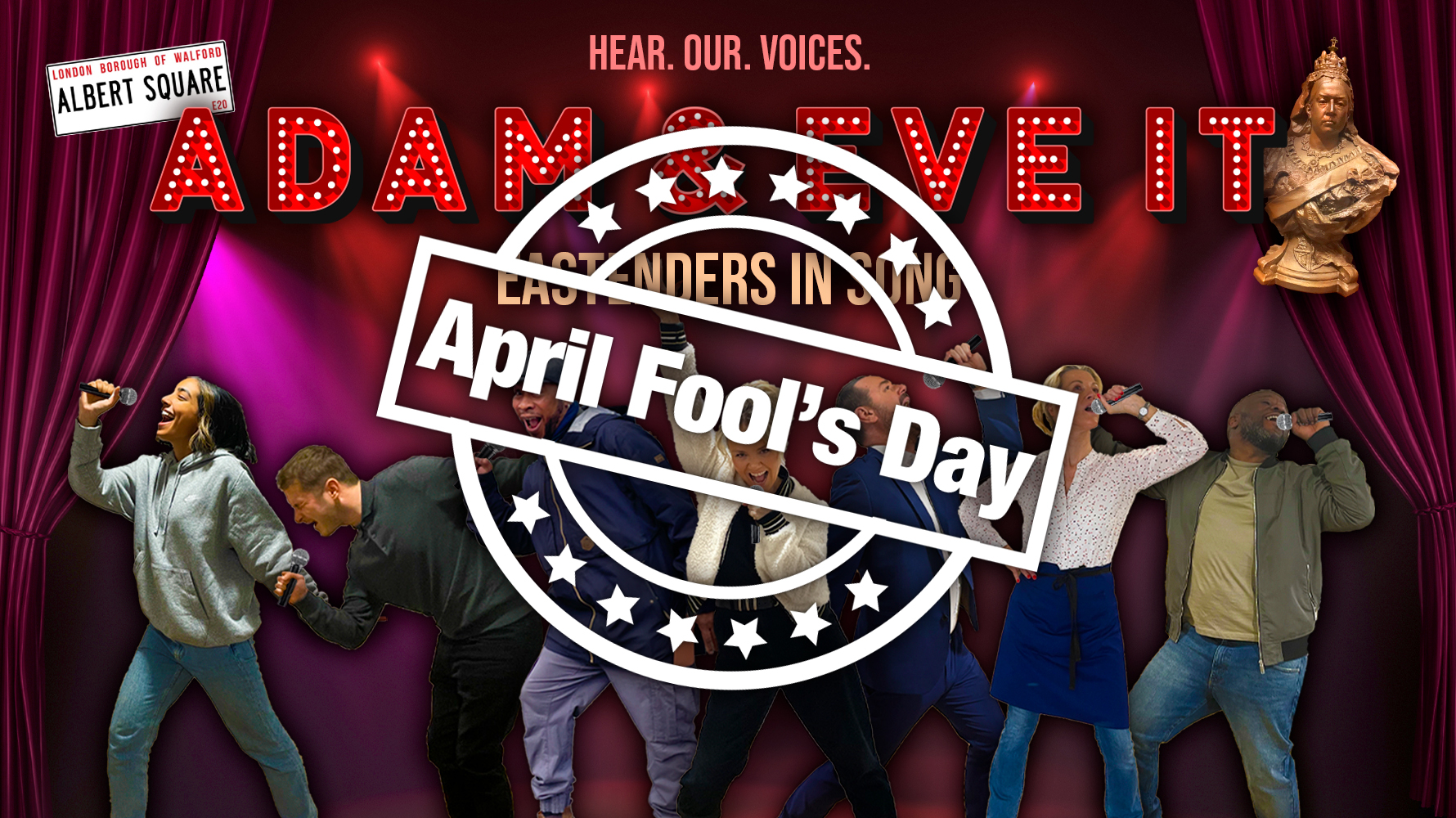 BBC EastEnders on Twitter: "APRIL FOOLS! Did you spot our all-singing ...