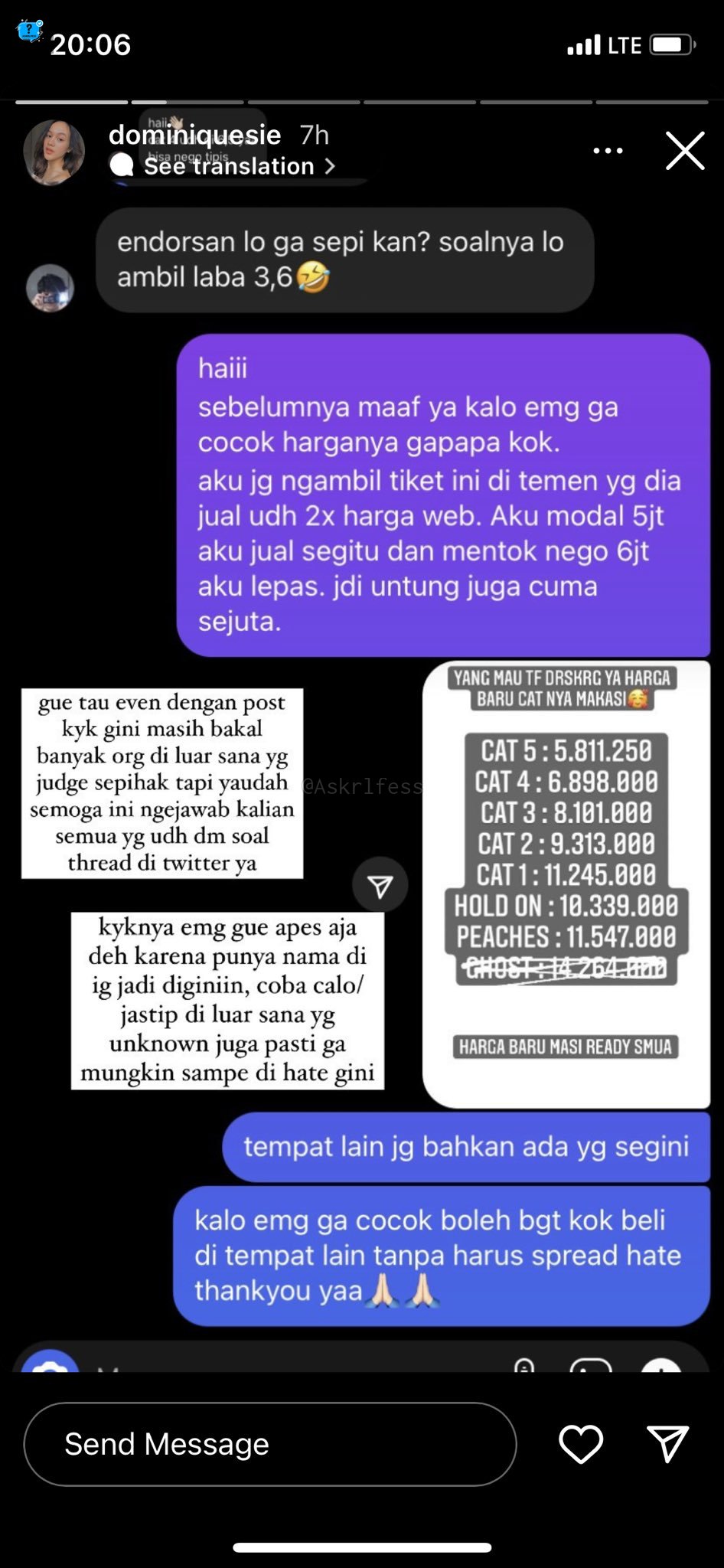 Askrlfess on Twitter: "[askrl] cuma ambil untung SEJUTA katanya, CUMA ...