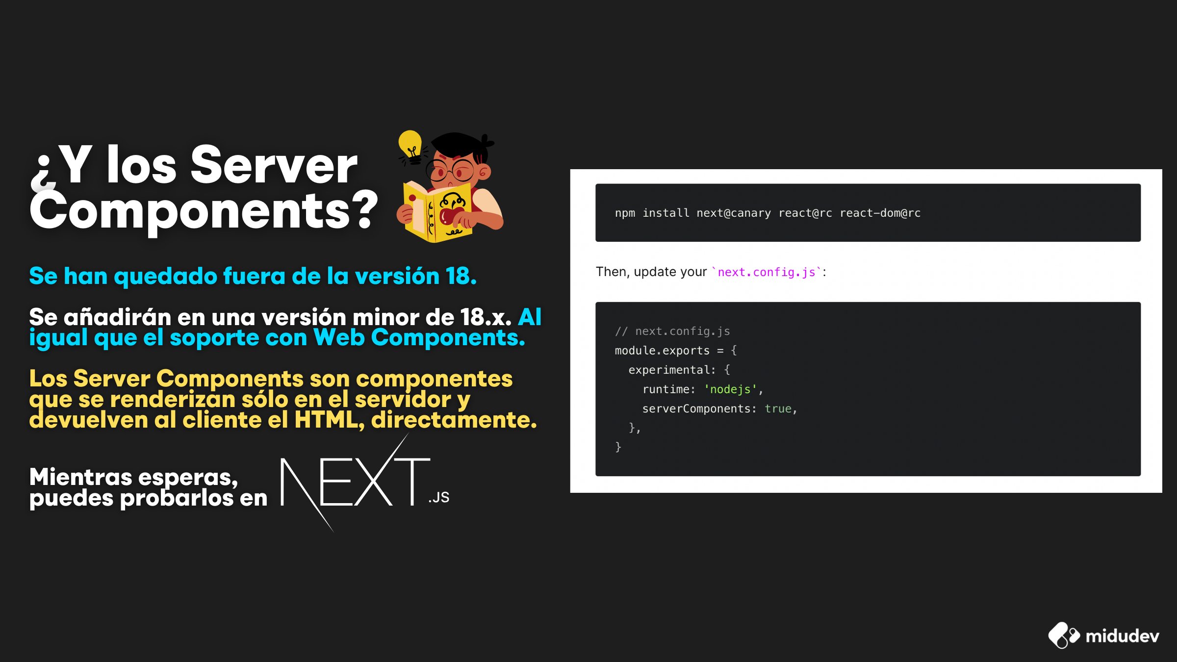 Miguel Ángel Durán on Twitter: "🔥 ¡TODAS LAS NOVEDADES DE REACT 18! Te las explico ⬇️🧵 https://t ...