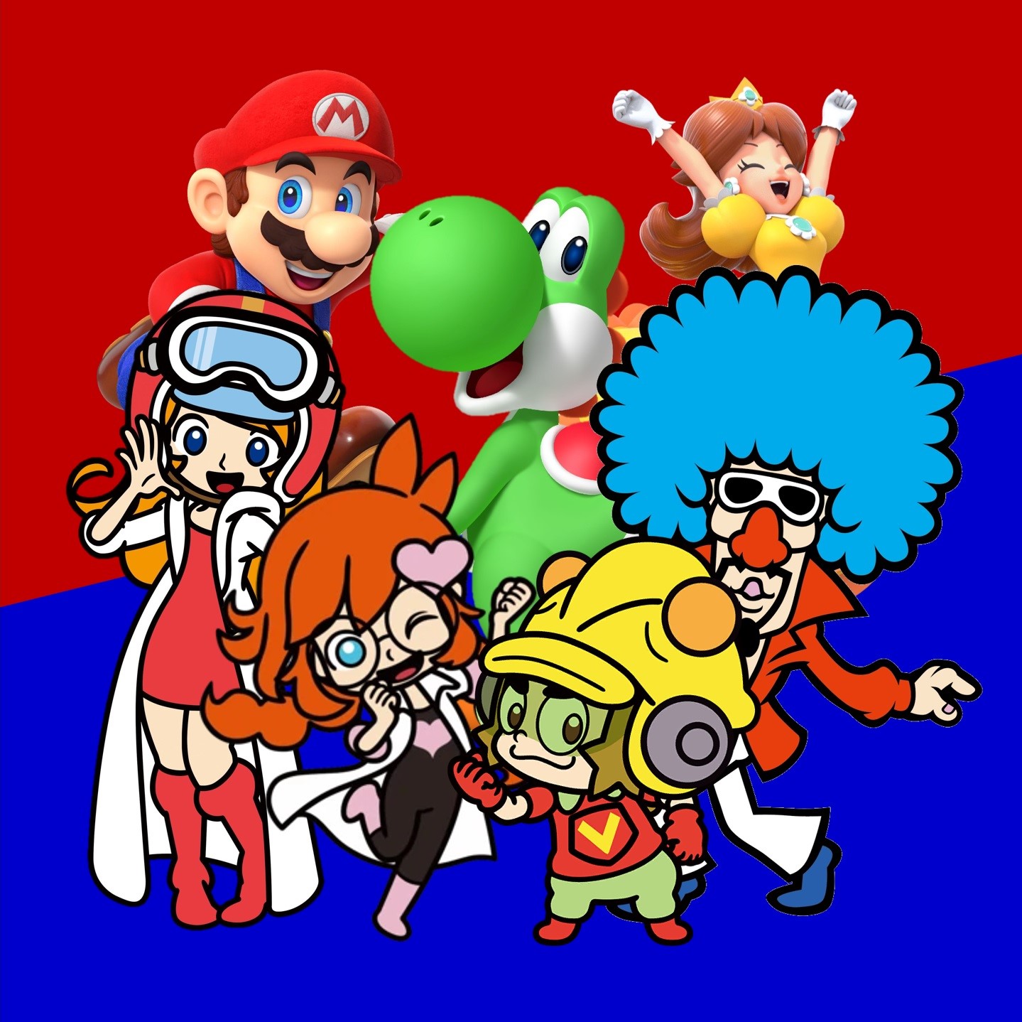 Mona Mario Stream New Super Mario Bros Wii / 8 Bits Version By PIXL