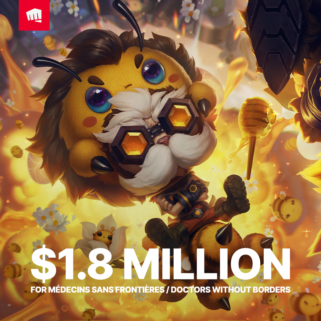 League of Legends on Twitter: "$1.8 will be going to Médecins Sans Frontières / Doctors Without ...