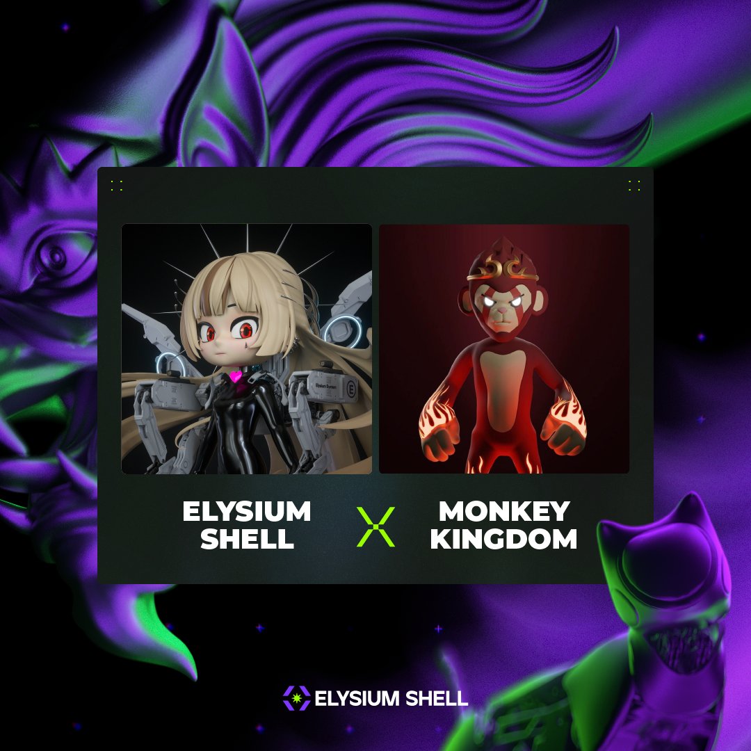𝐄𝐥𝐲𝐬𝐢𝐮𝐦 𝐒𝐲𝐬𝐭𝐞𝐦 ® on Twitter: "💚Elysium Shell X Monkey Kingdom🐒 To celebrate their upcoming ...