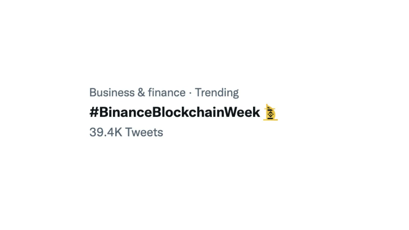 Binance on Twitter: "#BinanceBlockchainWeek https://t.co/NKBem91xsk" / Twitter