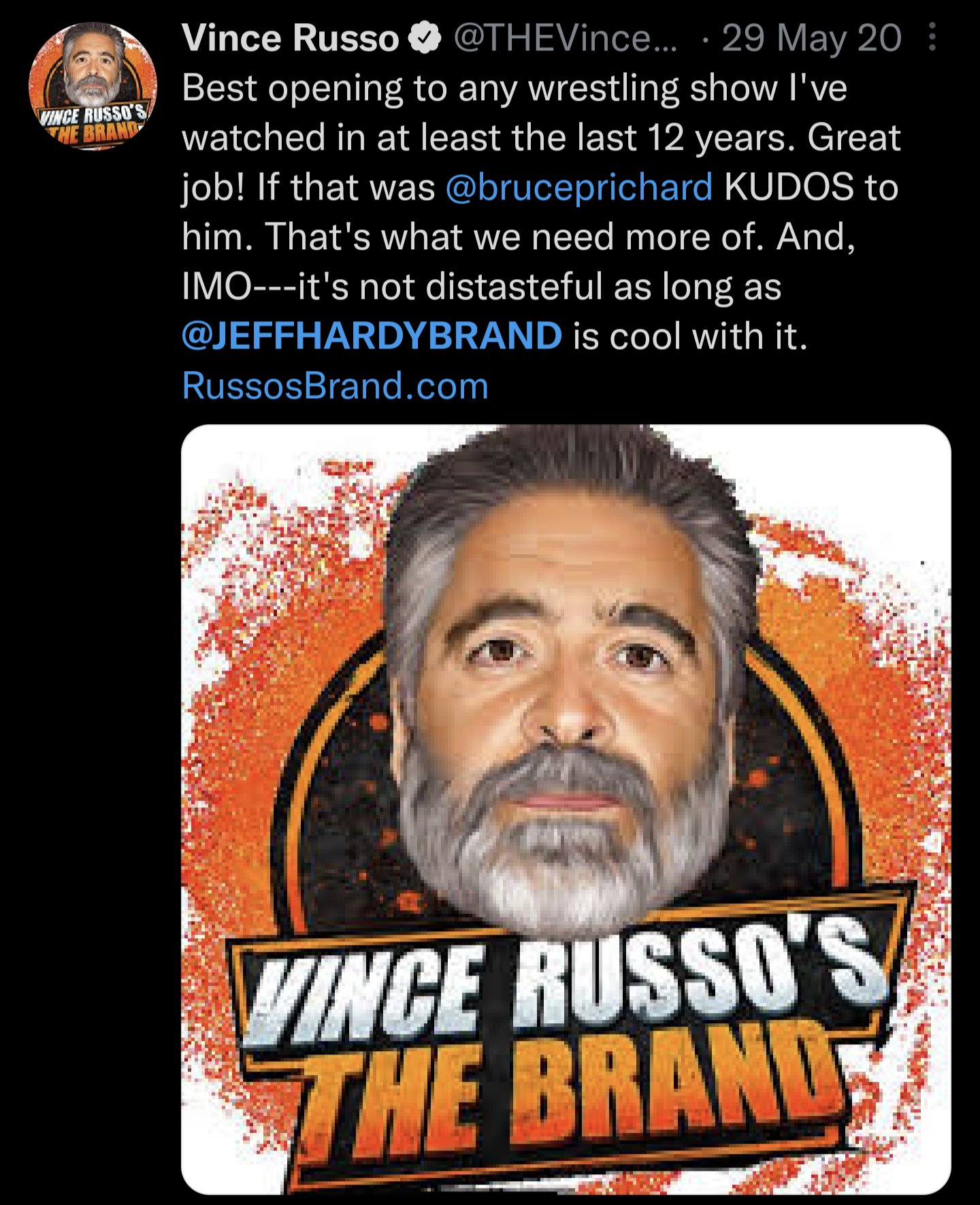 Will Washington On Twitter It Reminds Me Of Vince Russo After The