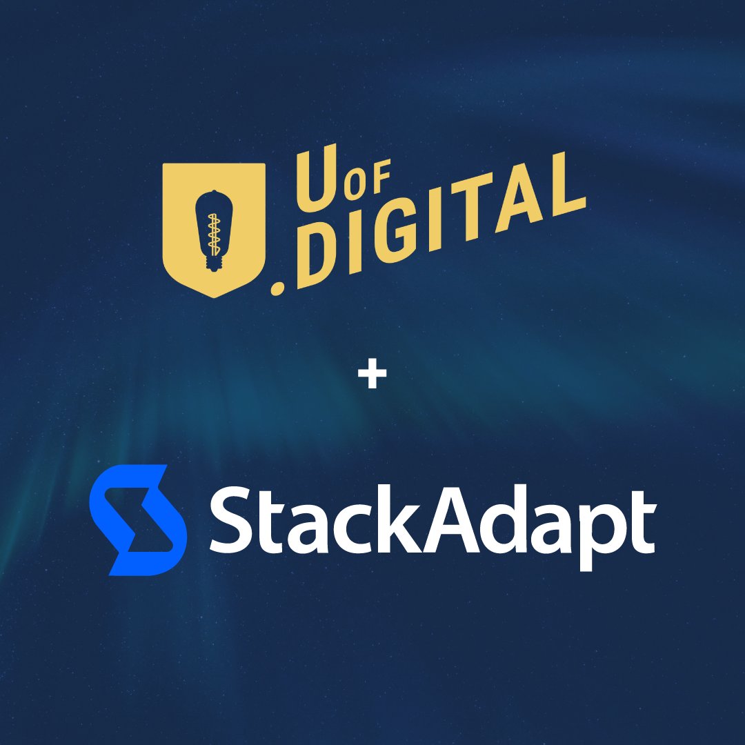 U of Digital on Twitter: "We are excited to welcome our newest partner, @StackAdapt! We will be ...
