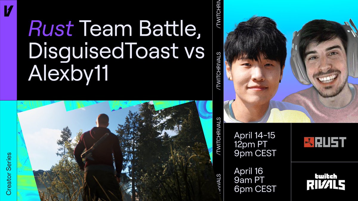 Twitch Rivals Rust battle coming soon! NA vs LATAM & Spain : r/playrust