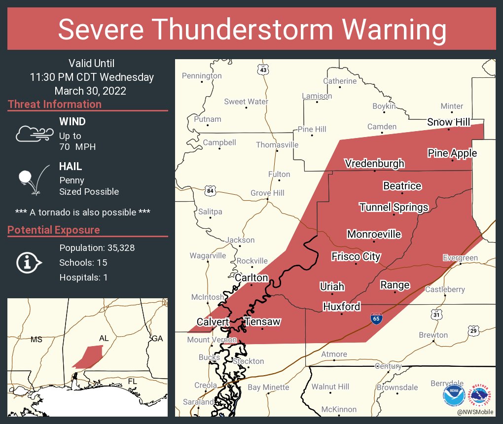 Nws Severe Tstorm On Twitter Severe Thunderstorm Warning Including