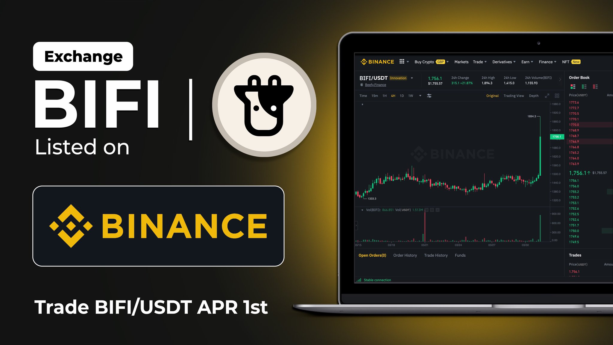 Beefy Finance on Twitter: "🔥 $BIFI - $USDT @binance #hyperBIFIization #BIFIMAXI #Beefy2022 # ...