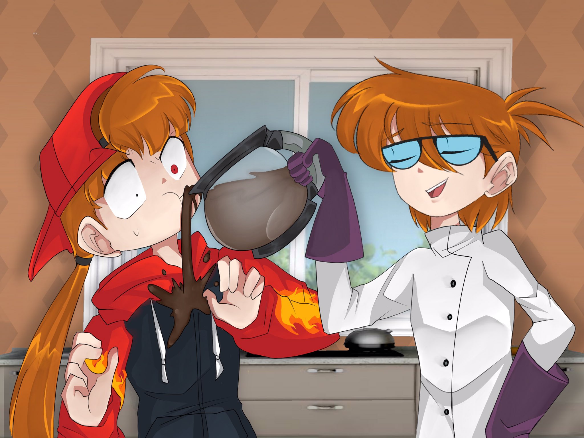 Powerpuff Girls Blossom And Brick And Dexter