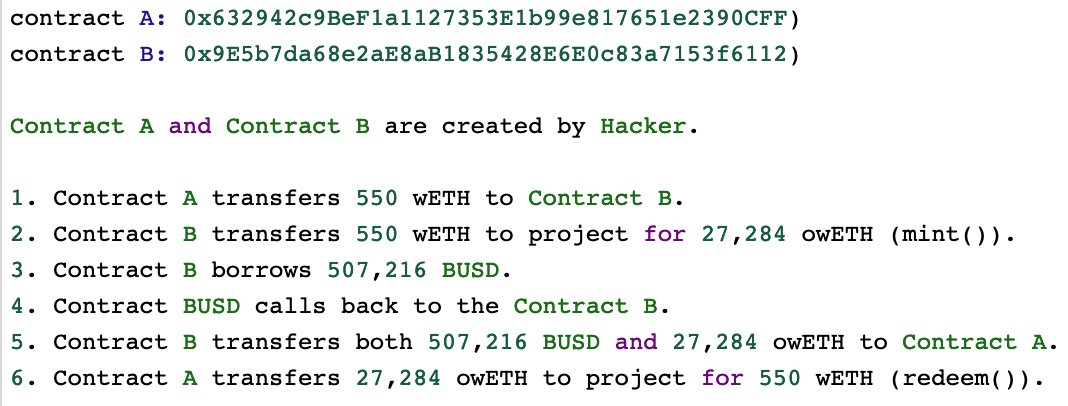 BlockSec on Twitter: "1/2) @ola_finance was hacked and the loss is over 3.5M, https://t.co ...