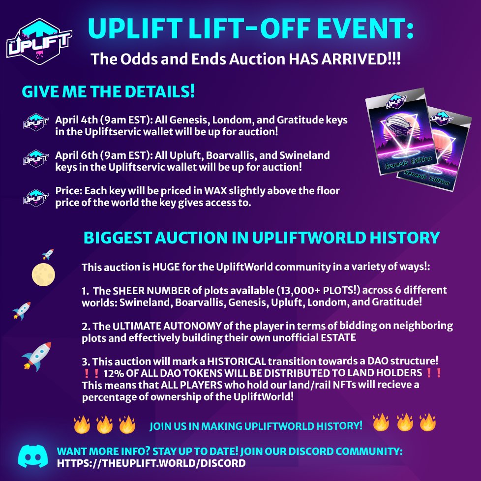 TheUplift On Twitter Are You Ready To LIFT OFF Just 4 DAYS LEFT theuplift-on-twitter-are-you-ready-to-lift-off-just-4-days-left