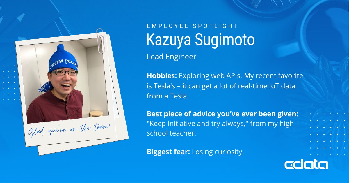 CData Software on Twitter: "Meet Kazuya Sugimoto, our Lead Engineer at @CDataJapan. Sugimoto has ...