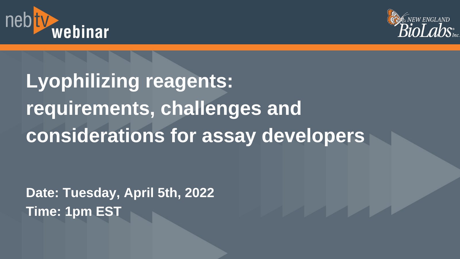New England Biolabs on Twitter: "Learn more about our new LyoPrime™ portfolio of lyophilized ...