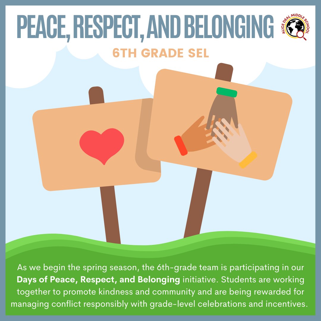 Alice Deal MS on Twitter: "The 6th-grade team is participating in our ...