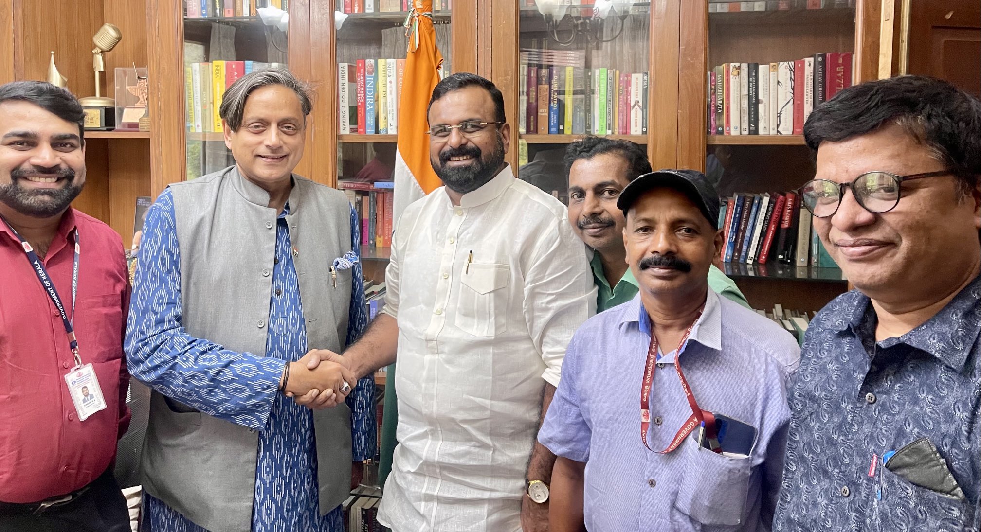 Shashi Tharoor on Twitter: "Received a visit from KP Anilkumar, Chairman of Kerala Govt agency ...