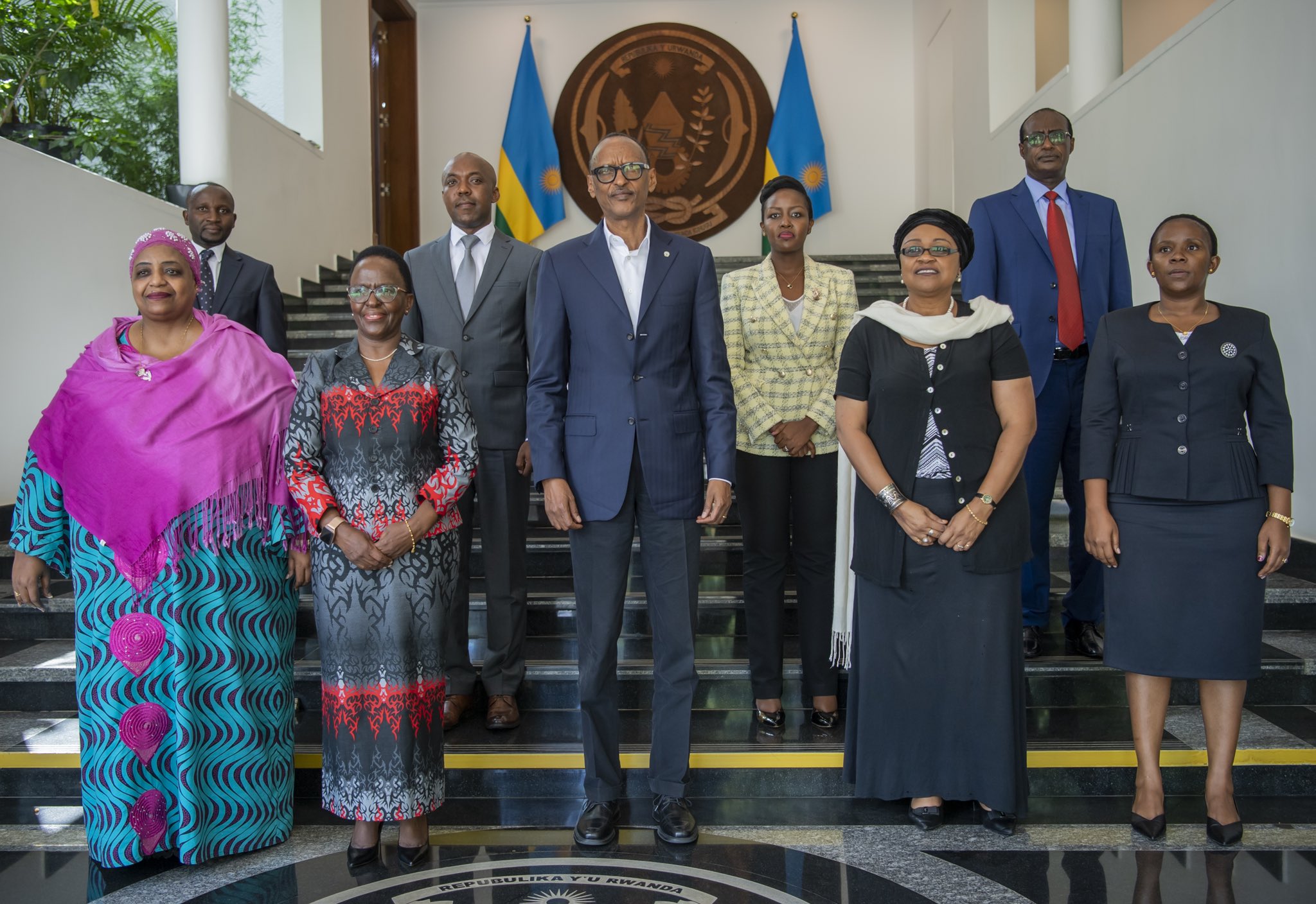 Presidency | Rwanda on Twitter: "Today, President Kagame received a delegation led by Liberata ...