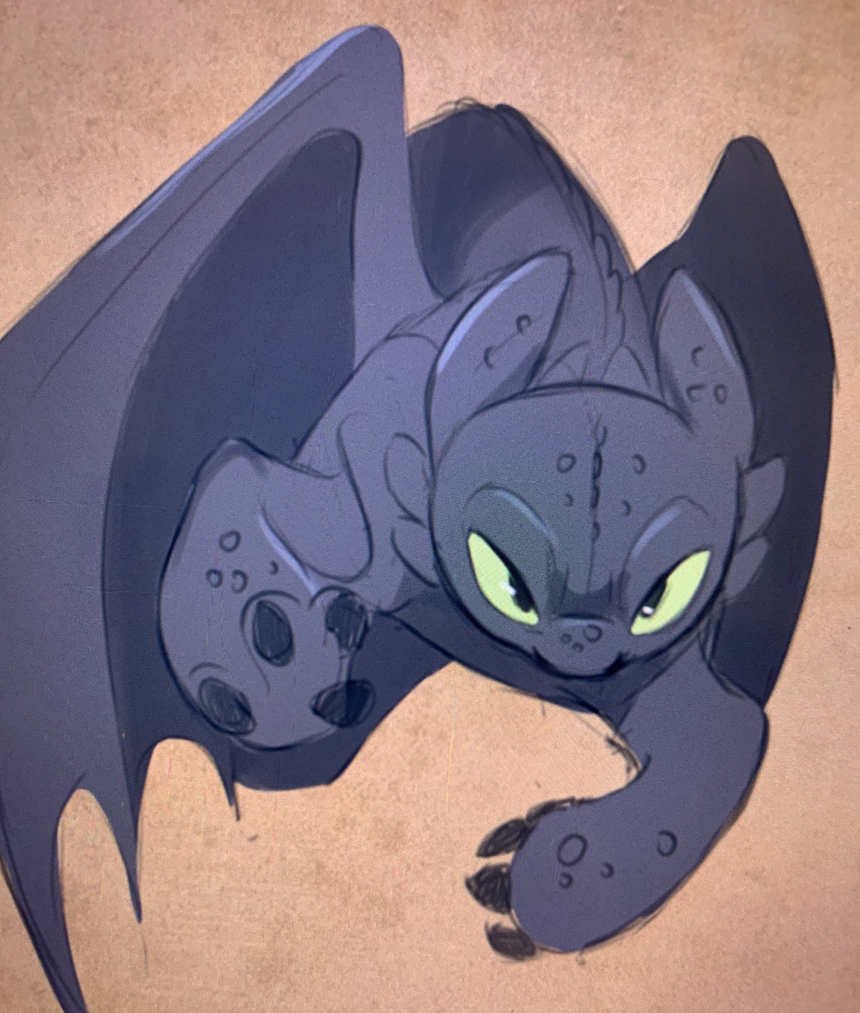 Baby Toothless Drawing