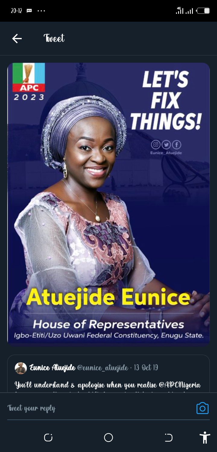 Daddy Zee (Jan 10) on Twitter: "@eunice_atuejide @NwokoloSamuelO1 @ayemojubar @APCNigeria ...