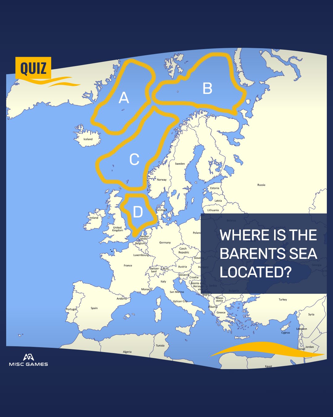 Barents Sea Map