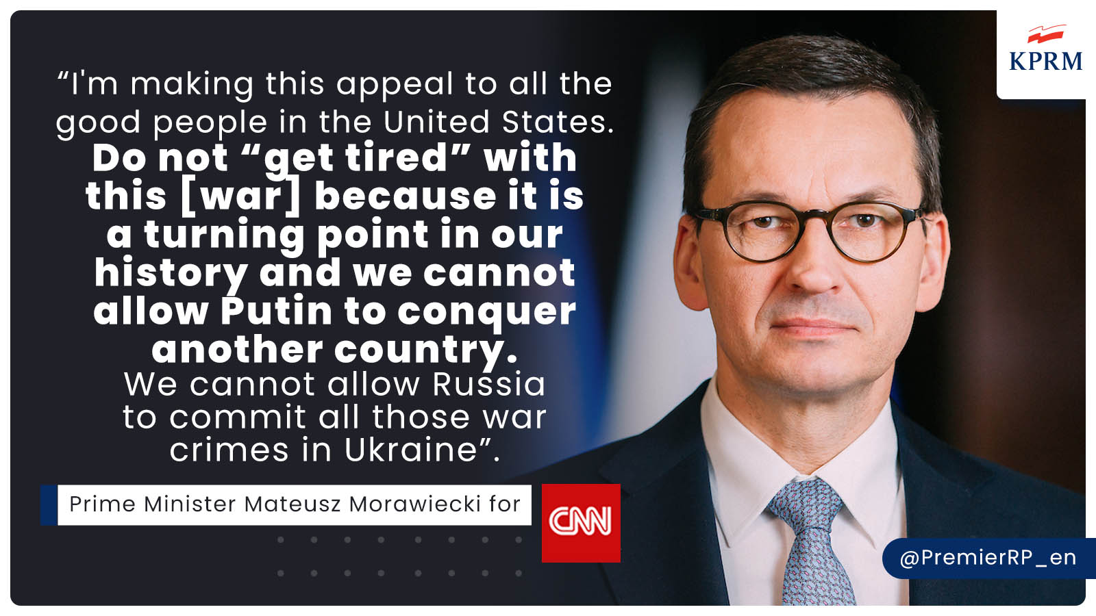 Chancellery of the Prime Minister of Poland on Twitter: "📺PM @MorawieckiM in an interview for ...