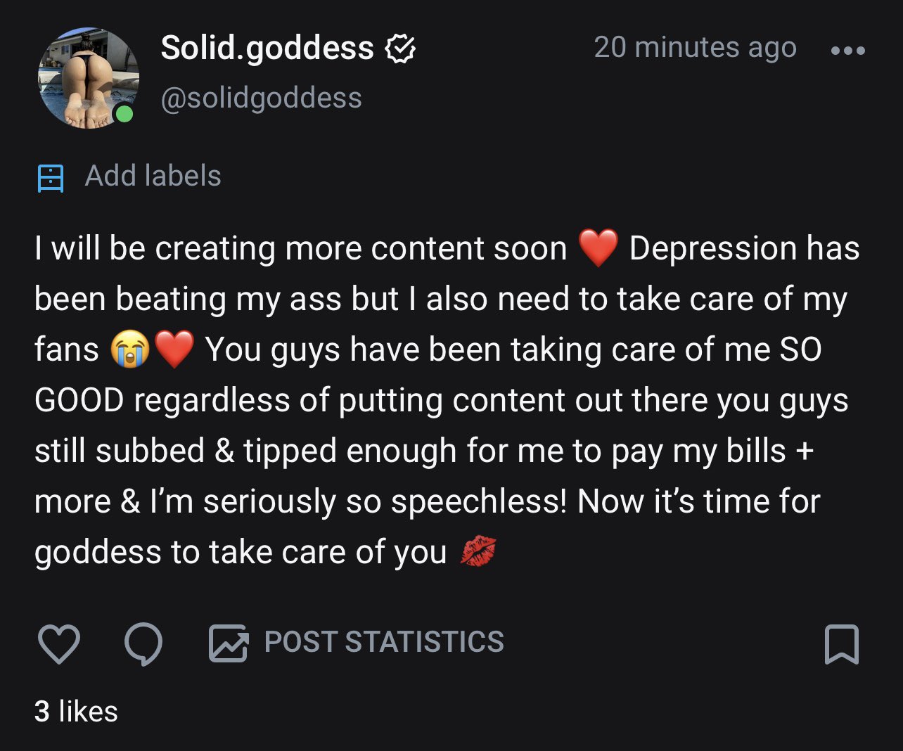 TW Pornstars - SolidGoddess $5 OF . Twitter. 8:26 PM - 31 Mar 2022