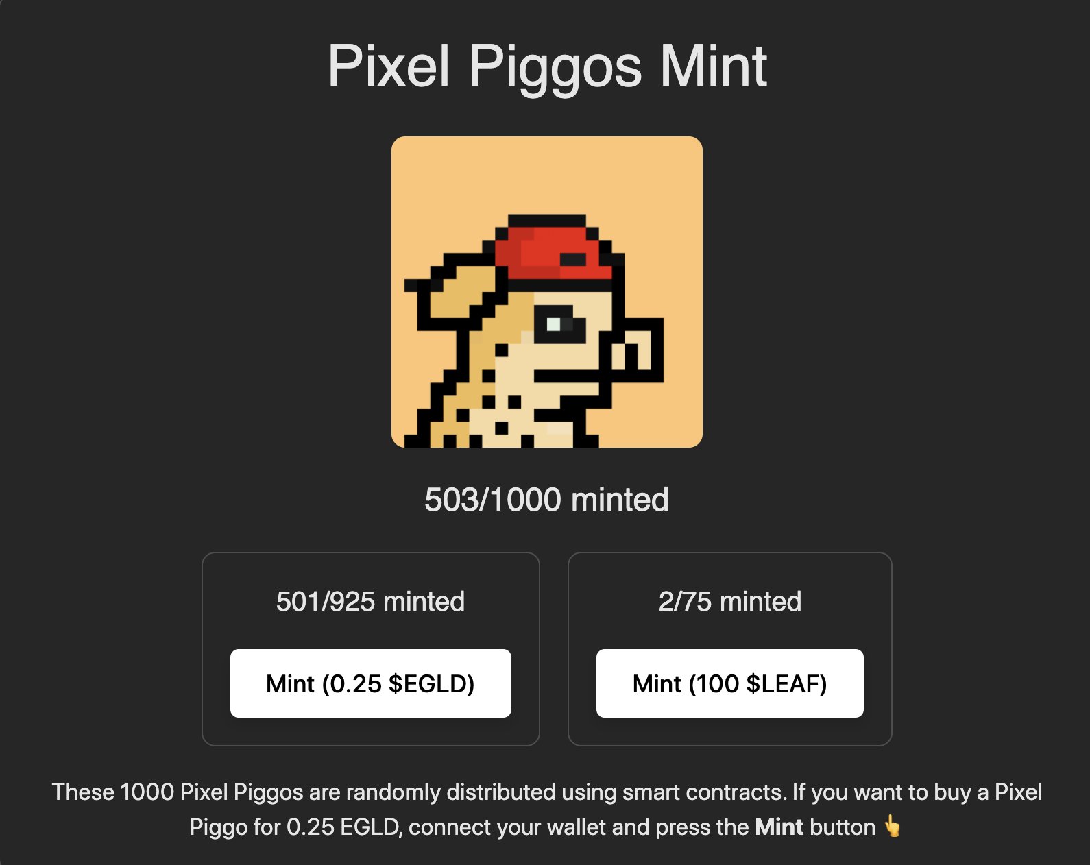Pixel Piggos! - DROP 2 IS LIVE on Twitter: "Drop Two is Live over at @DeadRareNFT 💎🐷 For those ...